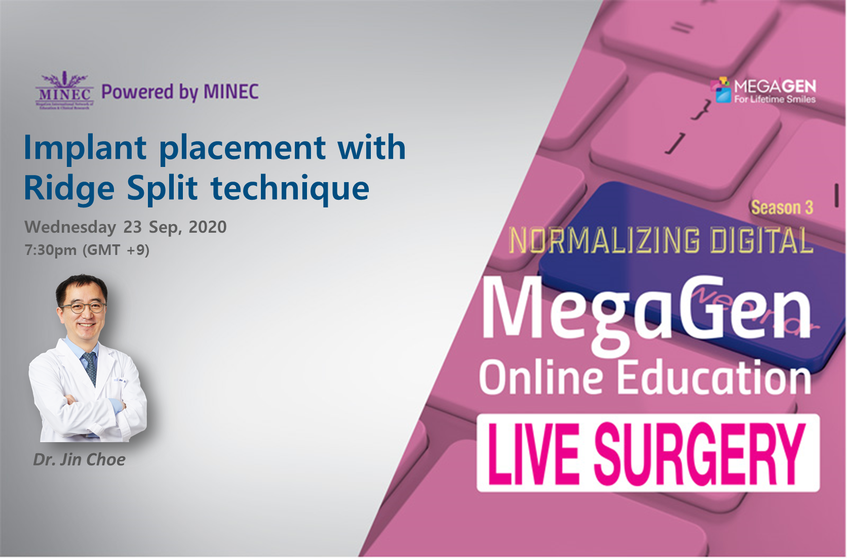 LIVE SURGERY - Implant placement with Ridge Split technique - MEGAGEN ...